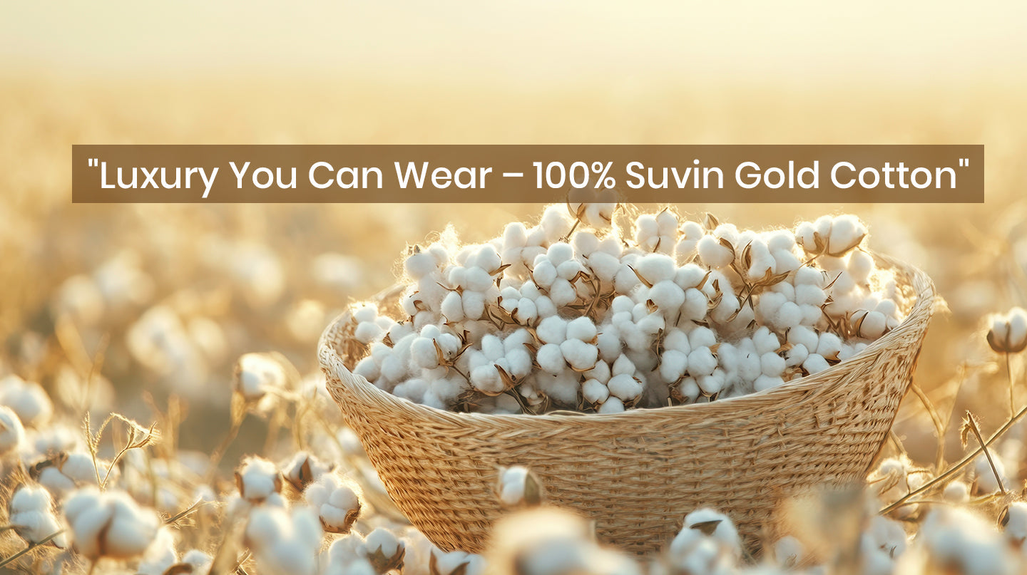 Suvin Gold Cotton T-Shirt India - Premium , Soft & Sustainable – noo ...