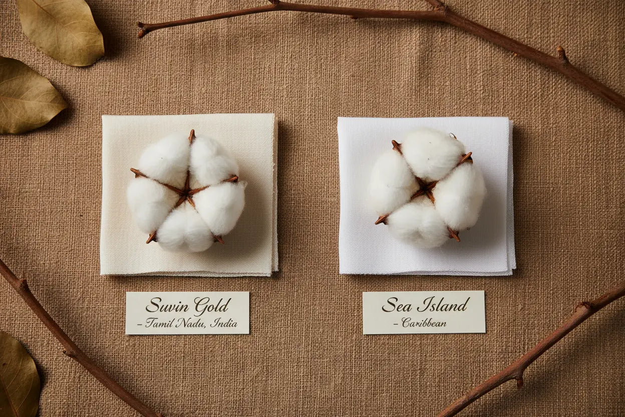 Suvin Gold Cotton vs Sea Island Cotton – noo-brand.in